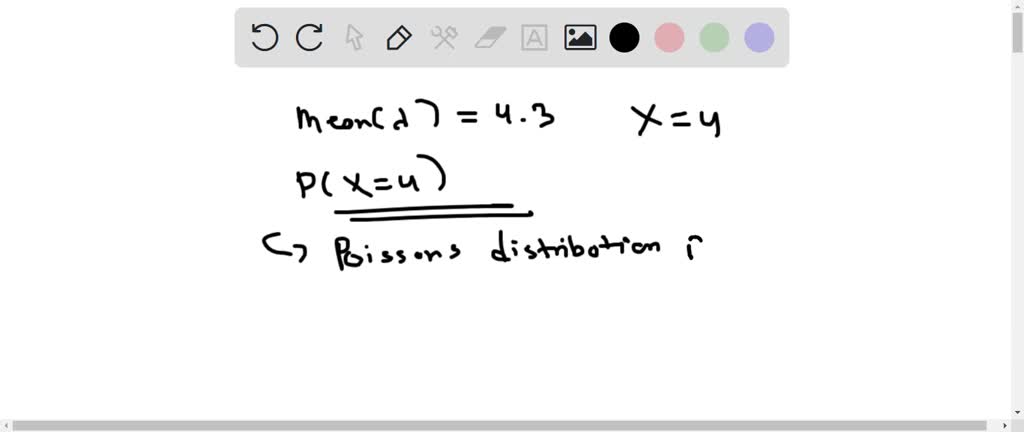 SOLVED: Assume a random variable X follows a Poisson distribution with ... SOLVED: Assume a random variable X follows a Poisson distribution with ...