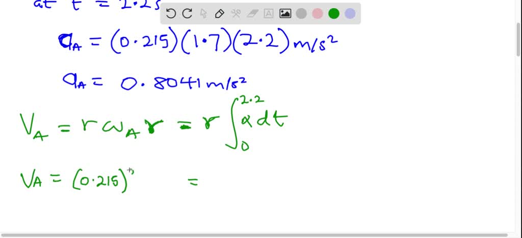 SOLVED: Point A of the circular disk is at the angular position 0 = Oat time t = 0. The e disk ...