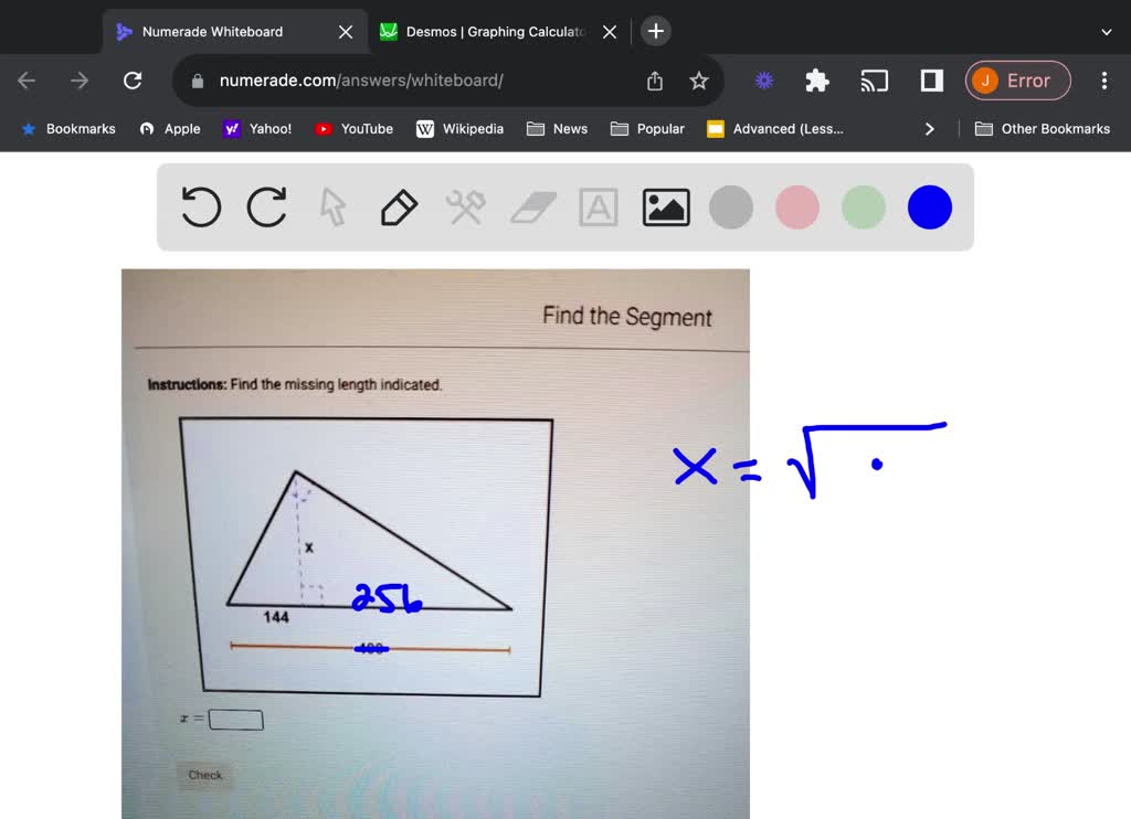 SOLVED: Find the missing length indicated. Find the Segment ... SOLVED: Find the missing length indicated. Find the Segment ...