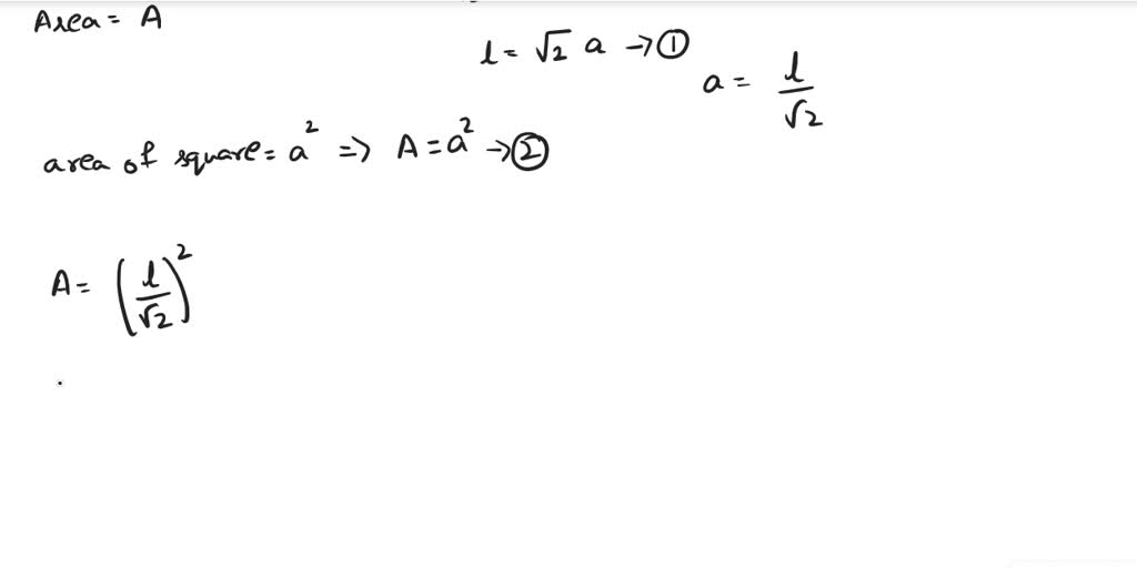 SOLVED: A hypothetical square grows so that the length of its sides are ...