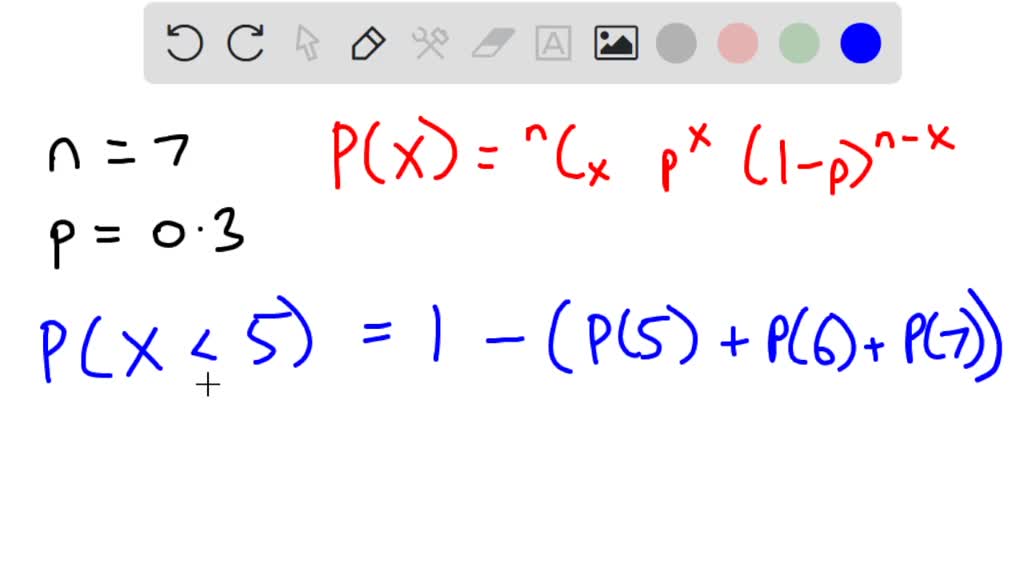 Solved Assume The Random Variable X Has A Binomial Distribution With 7989