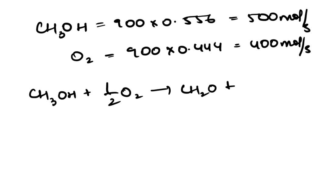 SOLVED: 3. Formaldehyde is produced commercially by the catalytic ...