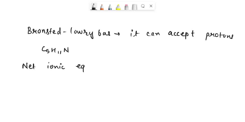 SOLVED: Write a net ionic equation to show that ethylamine, C2H5NH2 ...