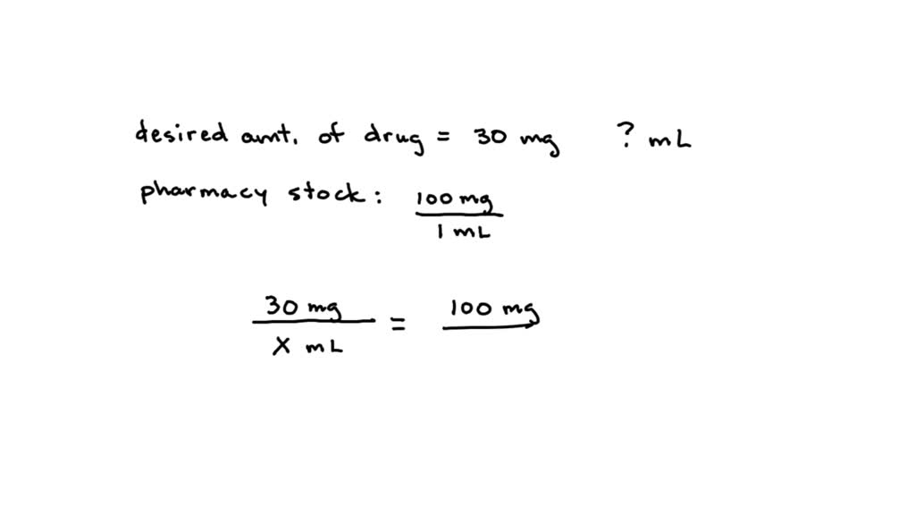 A total regimen of medication calls for 30 milligrams (mg) of a ...