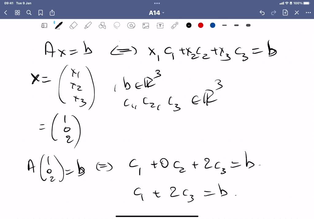 SOLVED: Construct three different augmented matrices for linear systems whose solution set is x1 ...
