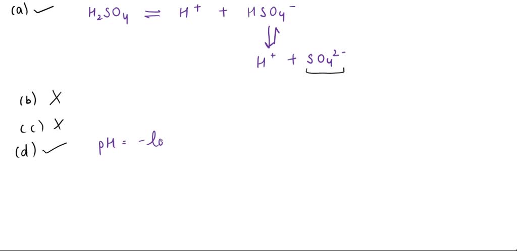 SOLVED: Assertion: H2SO4 forms only one series of salts.Reasons: The ...