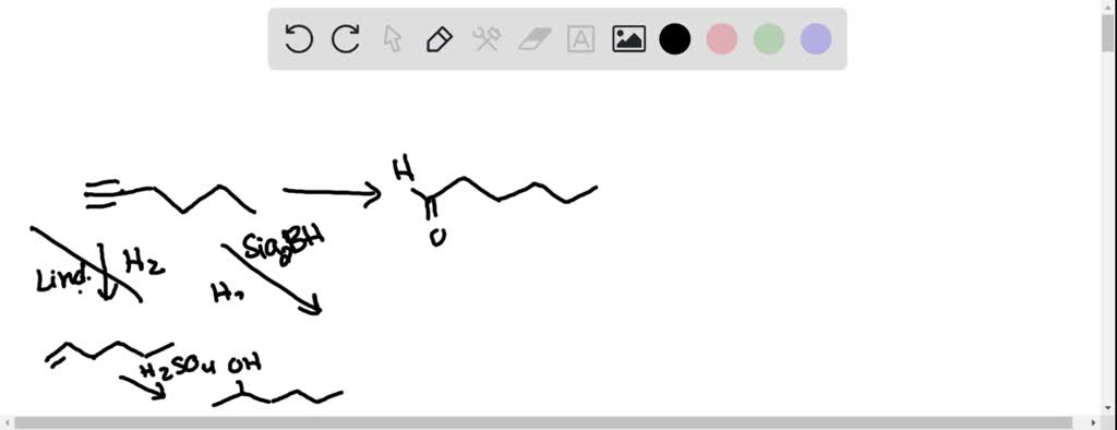 SOLVED: What reagents can be used to convert 1-hexyne into hexanal? A ...