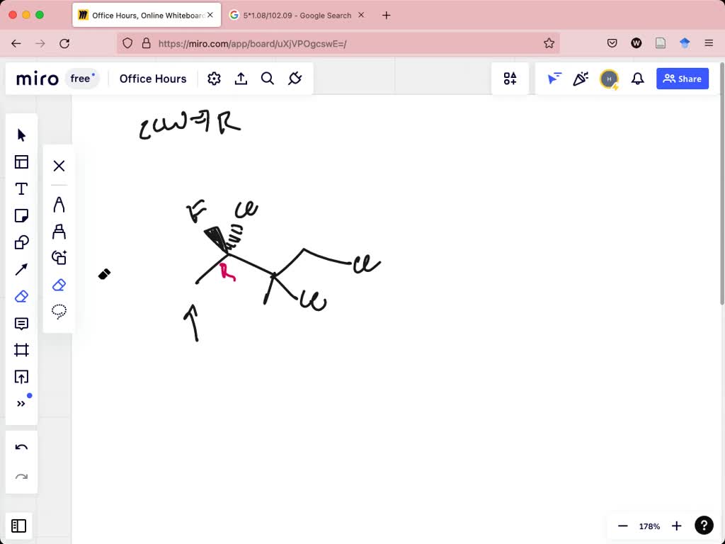 SOLVED: Draw structural formula of the RS configuration ofthe compound ...