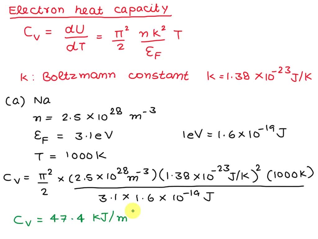 SOLVED: 1) How to calculate heat capacity: Heat capacity can be ...