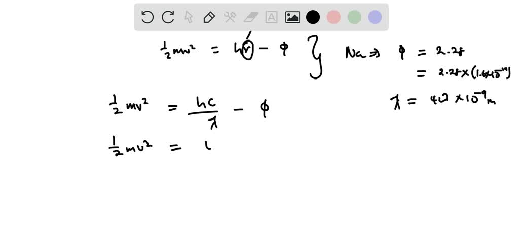 Solved The Smallest Amount Of Energy Needed To Eject An Electron From