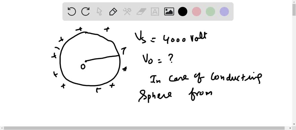 SOLVED: Electric potential is given as 4000 V on the surface of the ...