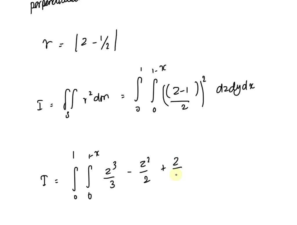 SOLVED: Part 1 Calculate the area moment of inertia for the cross ...