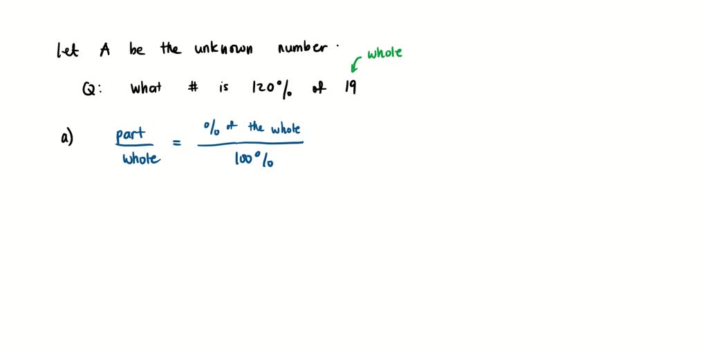 SOLVED: Write the sentence as a proportion (Use the variable to represent the unknown number ...