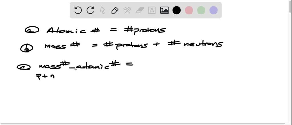 SOLVED: Identify the type of subatomic particles described by each of ... SOLVED: Identify the type of subatomic particles described by each of ...