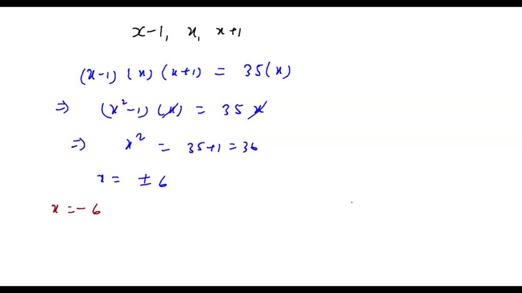 SOLVED: 2. El producto de 3 números enteros consecutivos es igual a 35 ...