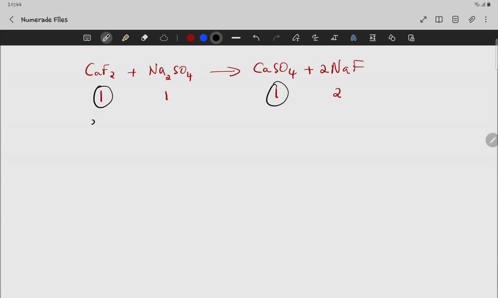 SOLVED: Given the following balanced equation, determine the limiting reagent when 3 moles of ...