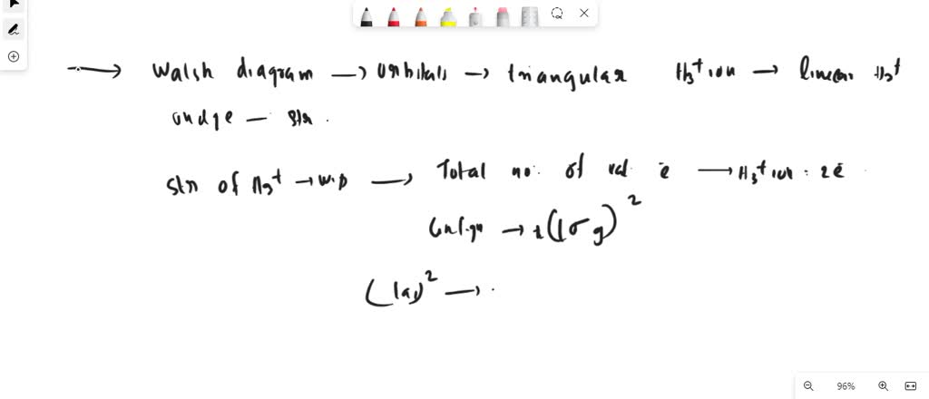 SOLVED: Construct the Walsh Diagram correlating the orbitals of a ...