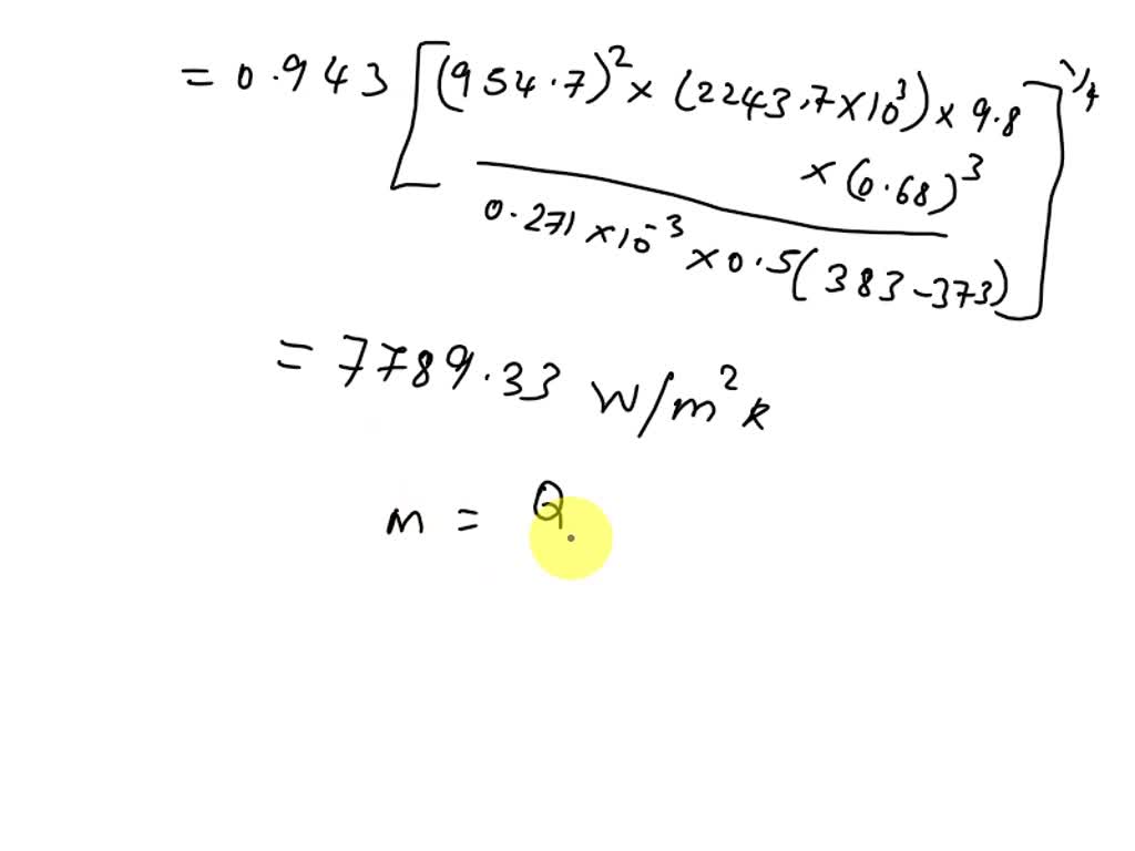 SOLVED: A jacketed pipe with a horizontal orientation and an outer ...