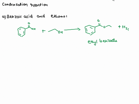 Draw the condensed structures of the compounds formed from (a) butanoic ...