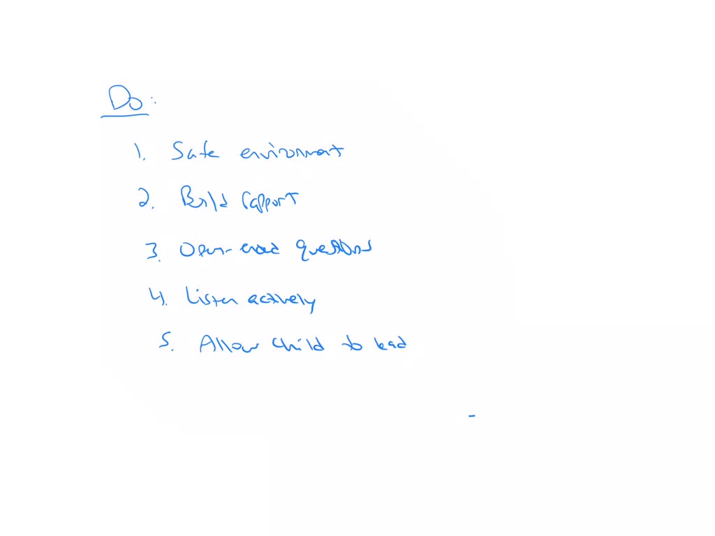 SOLVED: A police officer is interviewing a young child about a possible ...