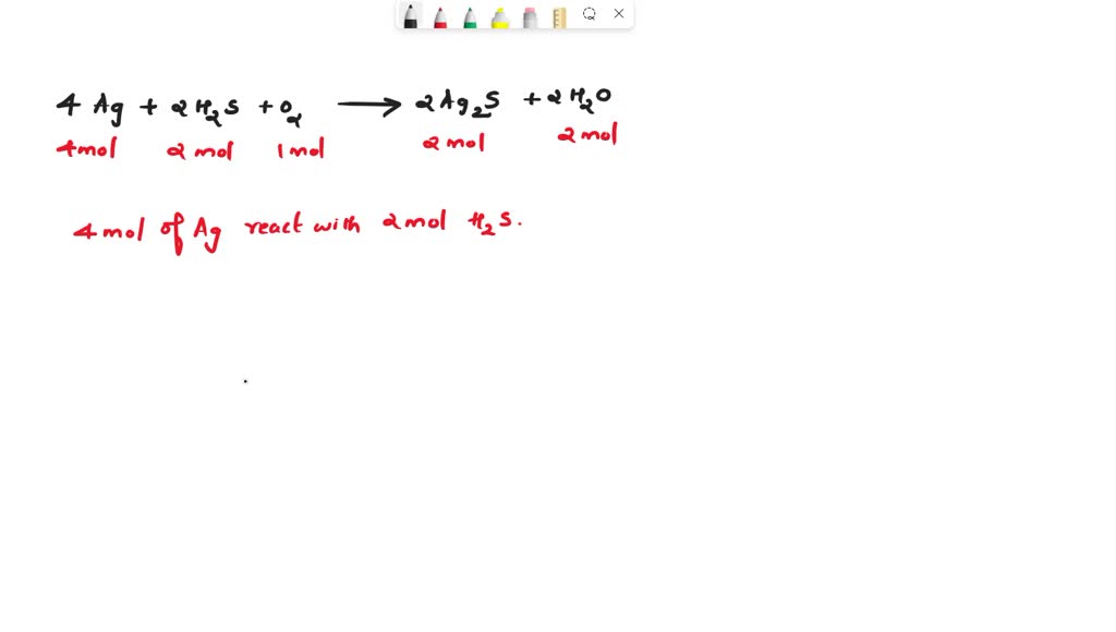 SOLVED: Silver sulfide (Ag2S) is the common tarnish on silver objects ...