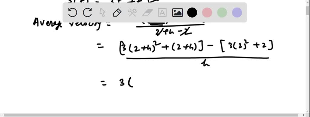 SOLVED: For the following position function s(t) = 3/ an object is ...