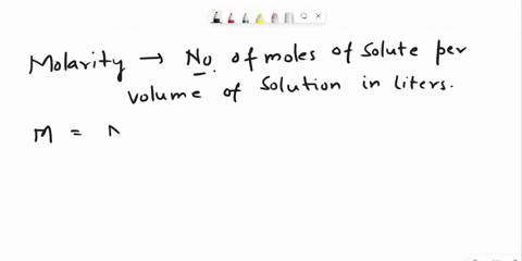 Which of the following would give you the molarity of a...