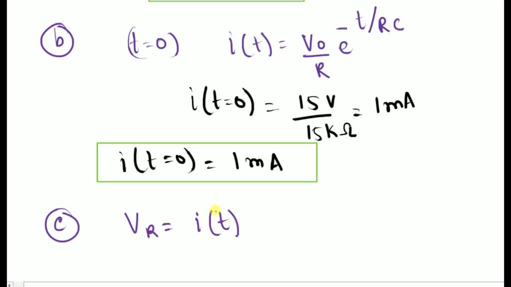 SOLVED: The capacitor C in the network shown below: (a) What is the ...