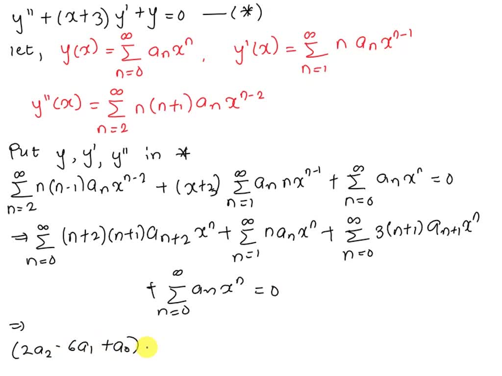 Find at least the first four nonzero terms in a power series expansion ...