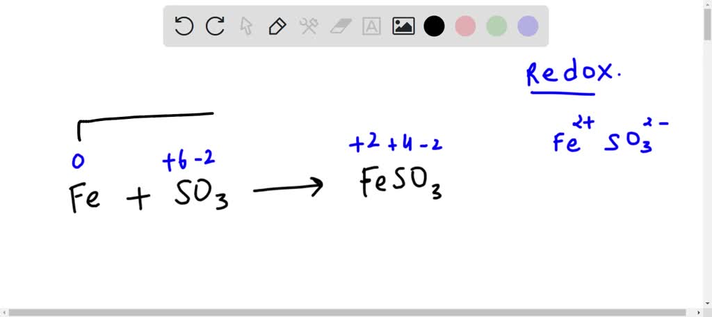 SOLVED: Identify what is being oxidized and reduced in this redox ...