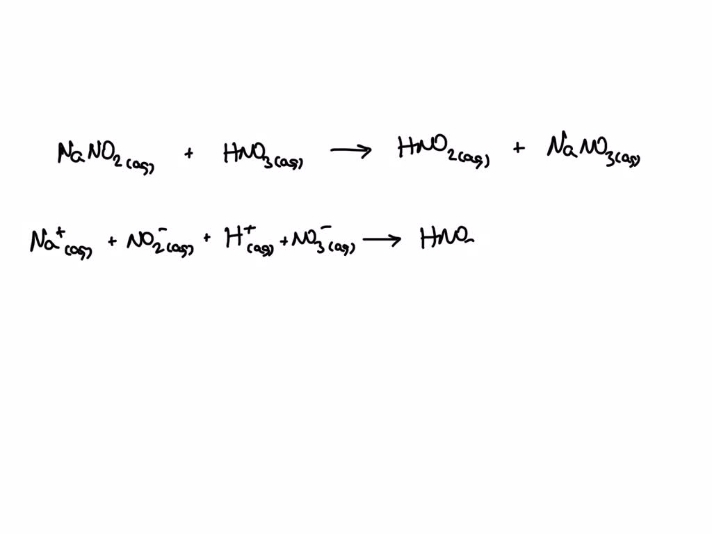 SOLVED: Write a net ionic equation for the reaction that occurs when aqueous solutions of sodium ...