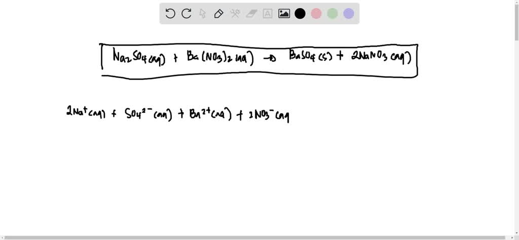 SOLVED: Complete and balance the molecular equation, including phases, for the reaction of ...