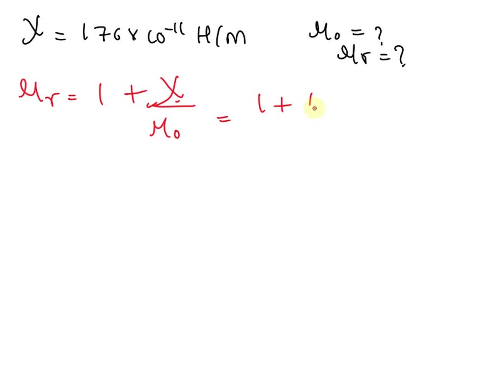 SOLVED: The magnetic susceptibility of oxygen gas at 20Â°C is 176x10 ...