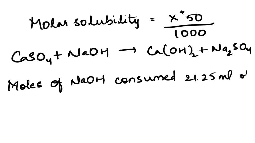 SOLVED: B. Perturbing an equilibrium: Removing product from CaSO-(s ...