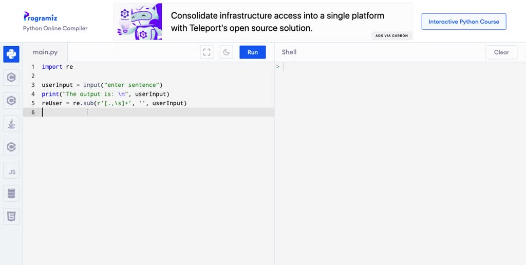 SOLVED 3 25 LAB Count Input Length Without Spaces Periods Or Commas Given A Line Of Text As 