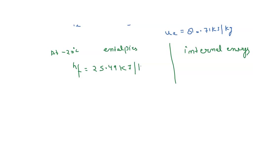 SOLVED: Text: An evaporator of a refrigeration system using refrigerant ...