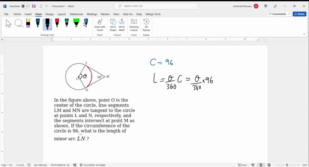 SOLVED: 'In the figure below; point 0 is the center of the circle line ...
