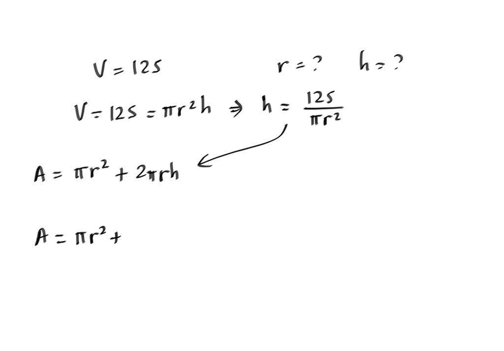 SOLVED: What are the dimensions of the lightest open-top right circular ...