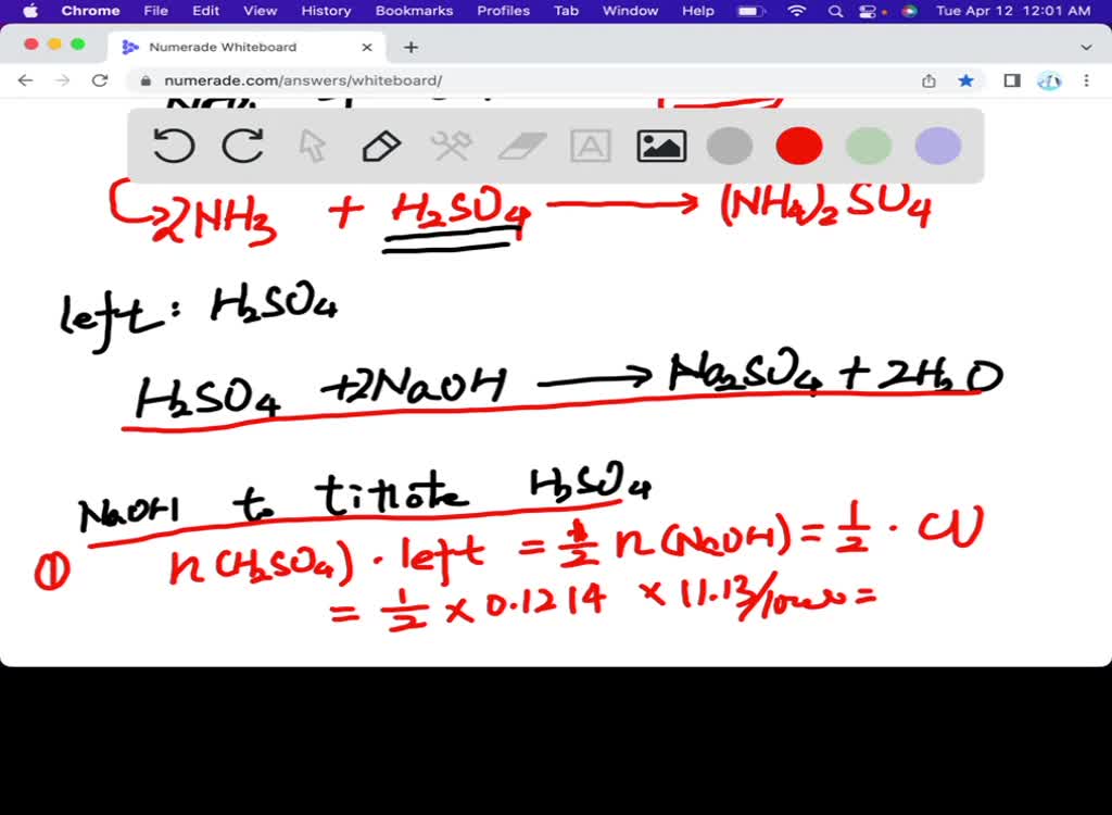 SOLVED: A 0.4755 g sample containing (NH4)2C2O4 and inert materials was ...