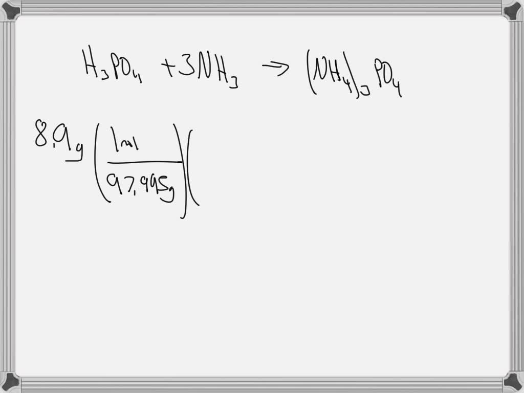 Nh3 H3po4 Reaction