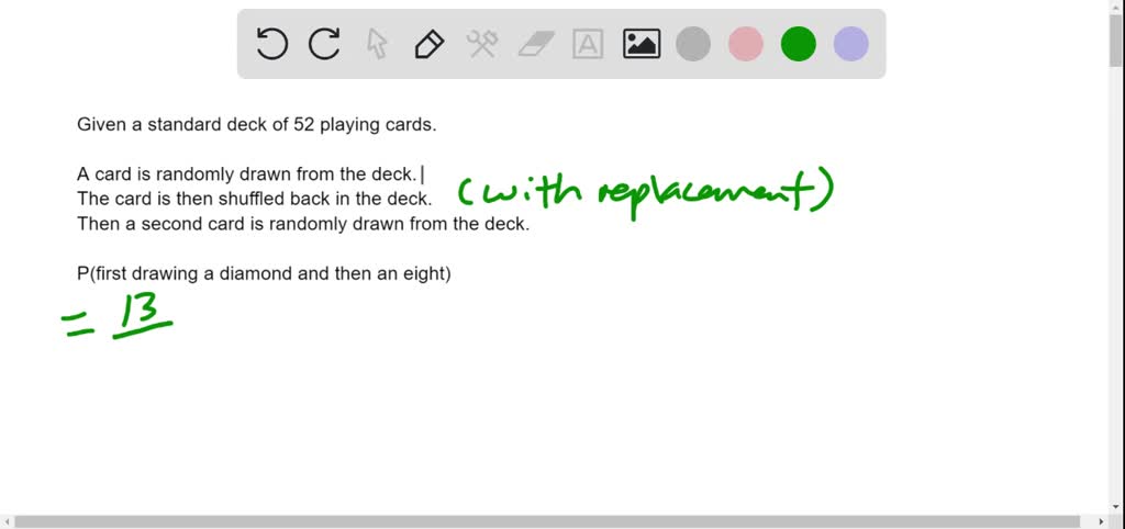 Solved Here Is A Table Showing All 52 Cards In A Standard Deck Face