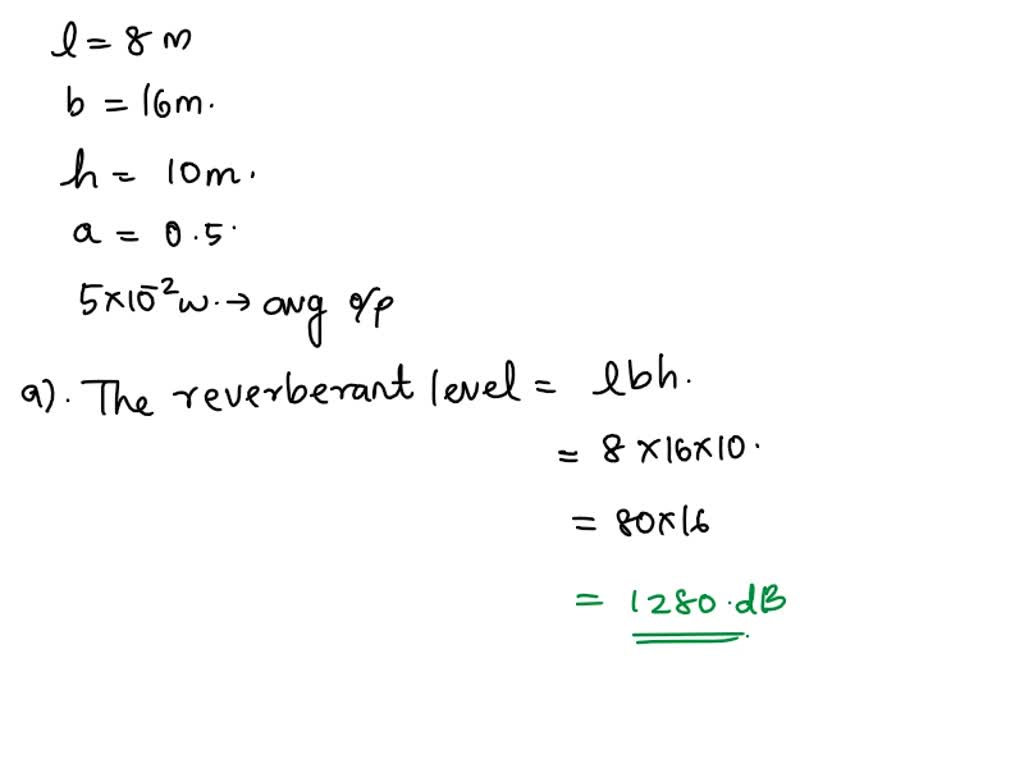 SOLVED: ACOUSTICS Formulas for acoustics questions: 19- The edge ...