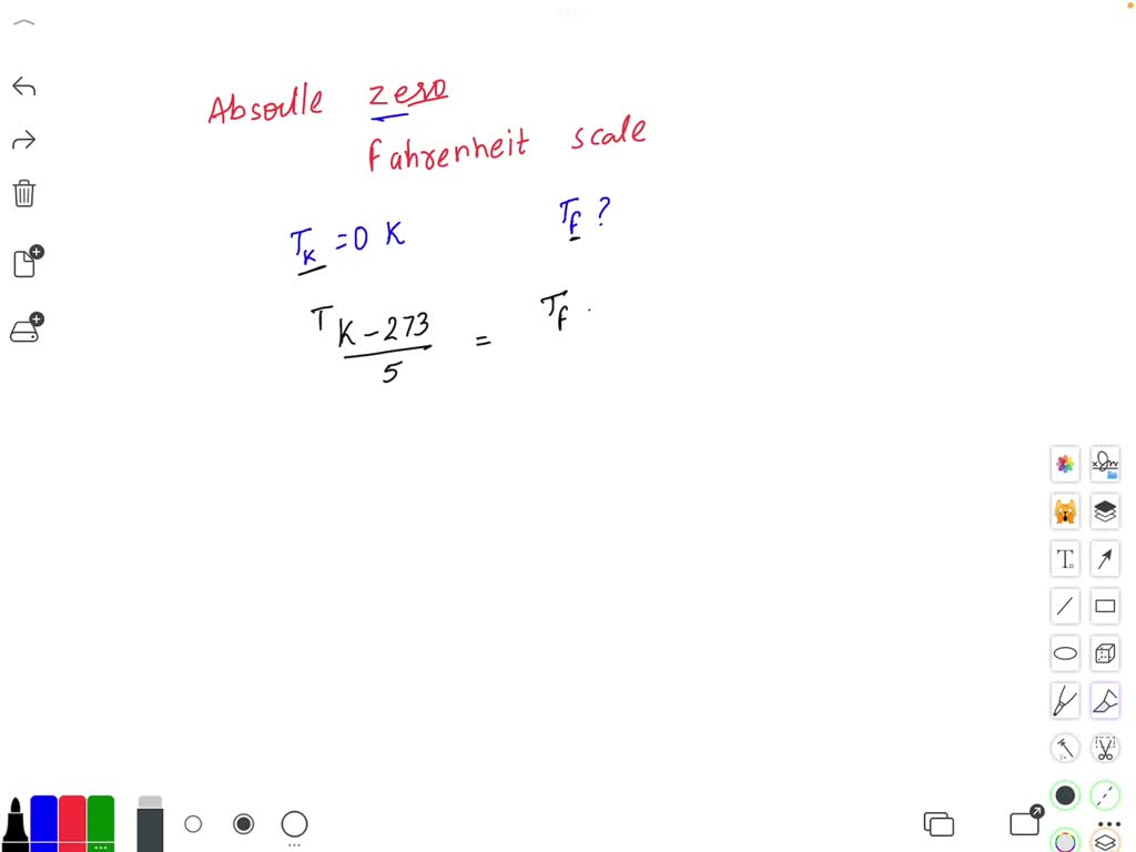 SOLVED: Absolute zero is what temperature on the Fahrenheit scale? SOLVED: Absolute zero is what temperature on the Fahrenheit scale?
