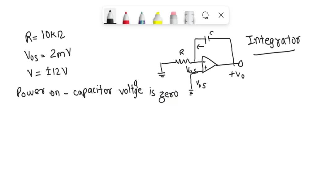 SOLVED: 12 3. Consider the op-amp circuit on the right. a. Spts Assuming an ideal op-amp, write ...