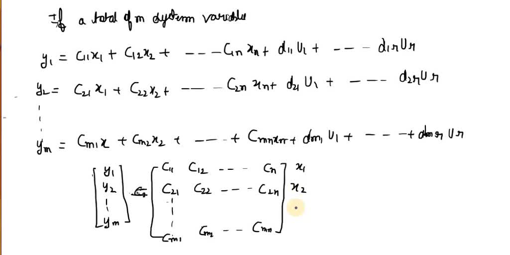 SOLVED: Q2: For system P, given G (eq. 1) with ode(x)=1+sin(5t) and y=h ...