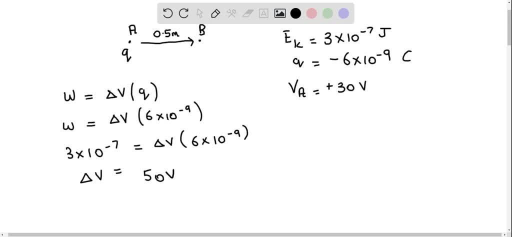 SOLVED: An object with charge q = -6.00 × 10^-9 C is placed in a region of uniform electric ...