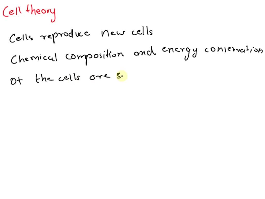 SOLVED: According to cell theory, all cells reproduce to create new ...