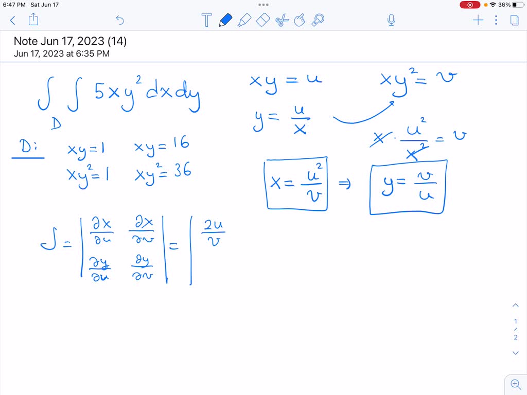 SOLVED: Compute the double integral âˆ¬ sxy dx dy over the region D ...