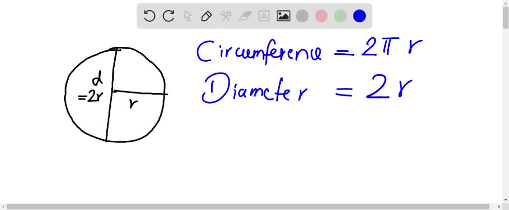 The measurements of a circular object are given in the ratio table a. Find the missing ...