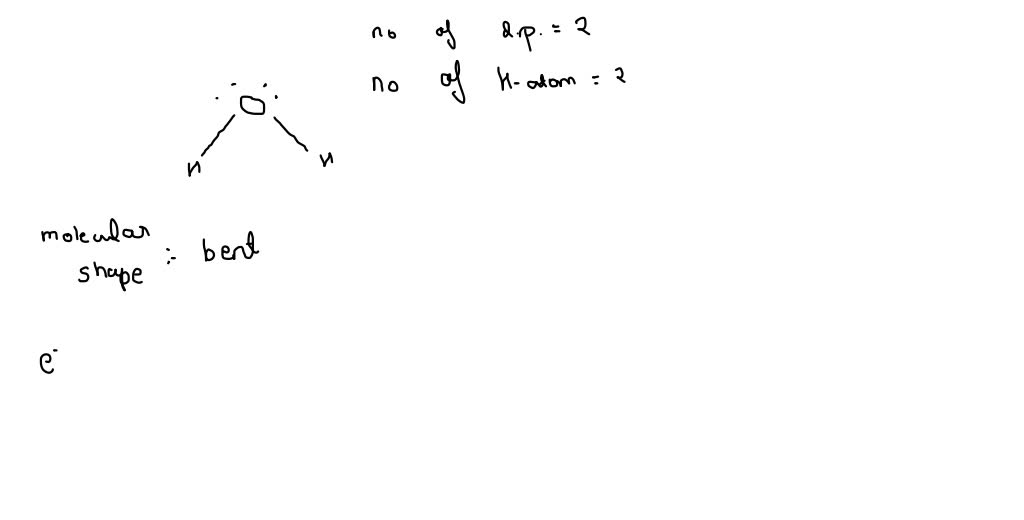 SOLVED: art 2. Applying VSEPR concepts to larger molecules Draw the ...
